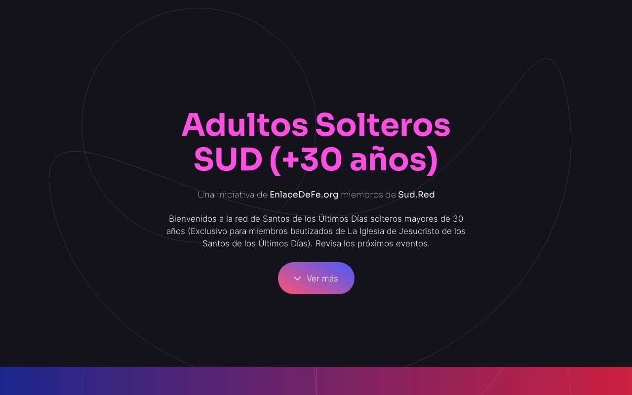 Mayores Adultos Solteros SUD